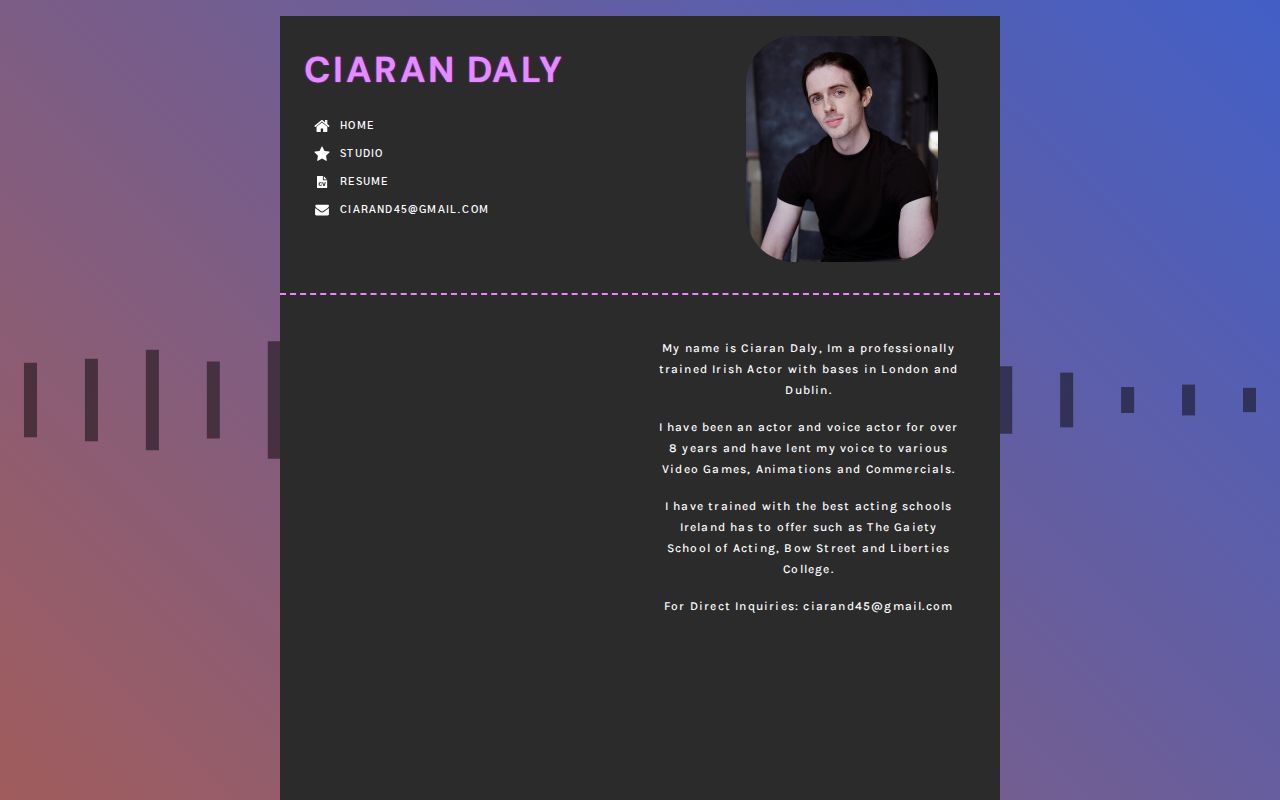 Ciaran Daly Actor